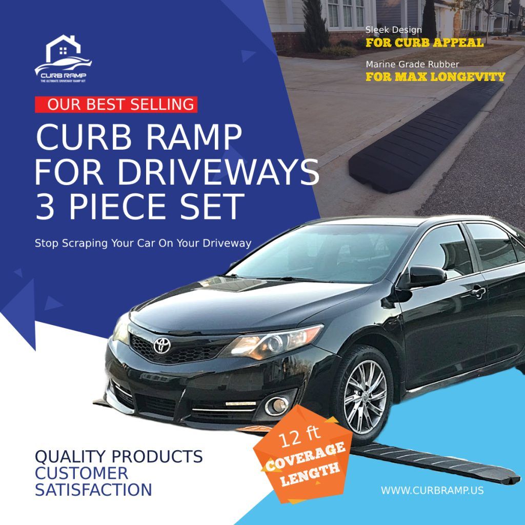 Driveway Ramps Archives - Curb Ramp | The #1 DIY Driveway Ramp For Low ...