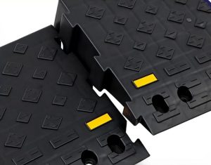 Heavy-Duty Rubber Curb Ramp Set - 4 & 5.5 Inch Rise Wedges for Driveway ...