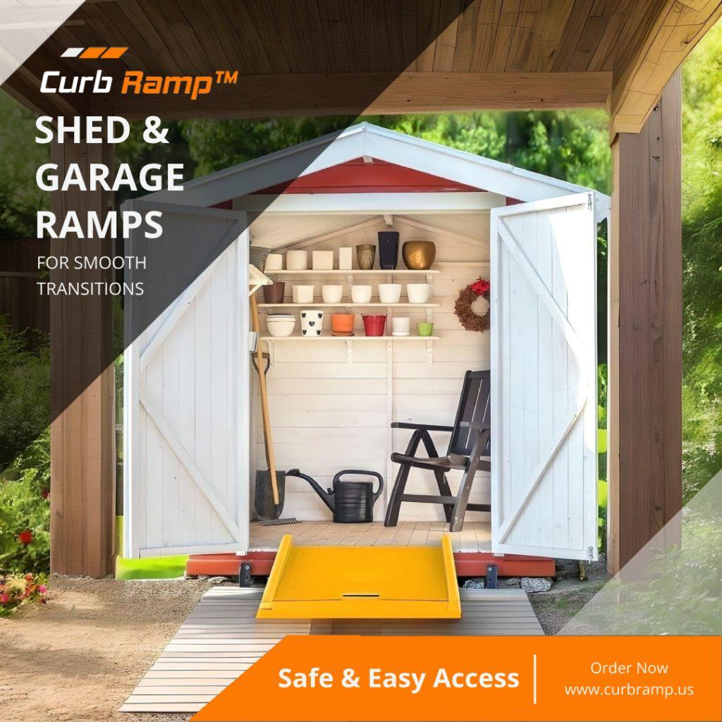 ShedMaster Access Ramp – Poly Shed Ramp - Curb Ramp™ | Premium Driveway ...