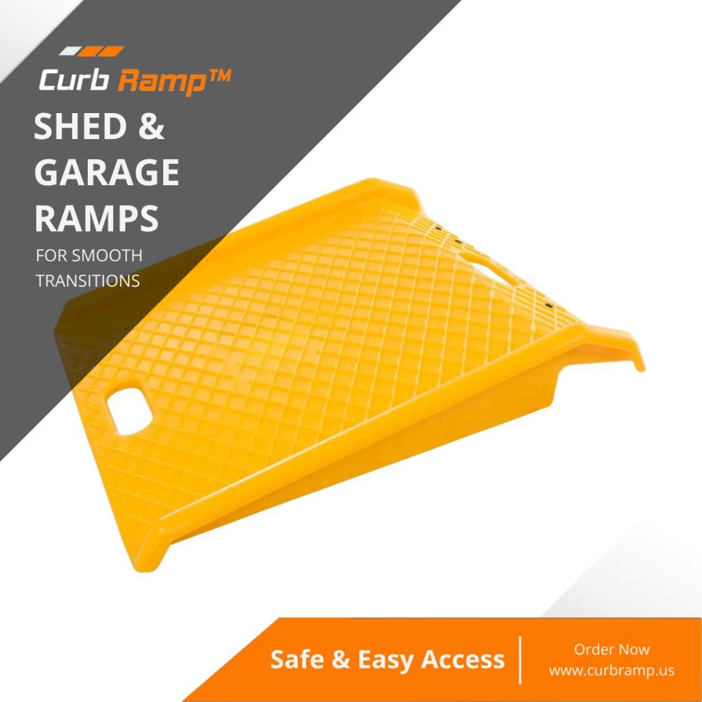ShedMaster Access Ramp – Poly Shed Ramp - Curb Ramp™ | Premium Driveway ...