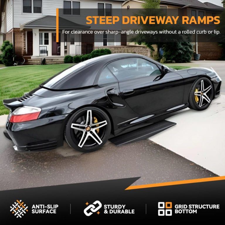 Low Clearance Vehicle Ramps for Steep Driveways - Curb Ramp™ | Premium ...