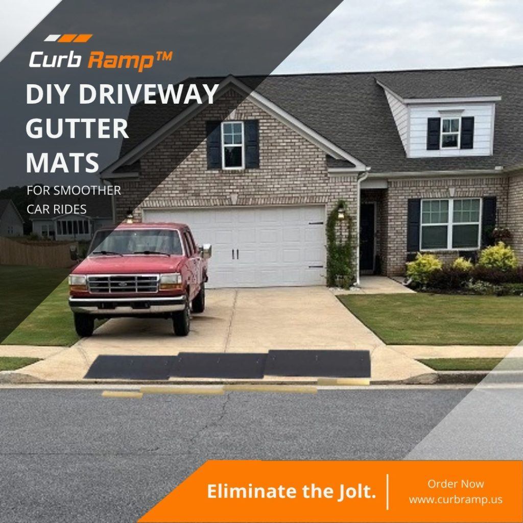 Economical DIY Driveway Curb Mats | Smooth Out Driveway to Street ...