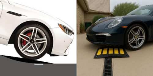 Driveway Ease & Elevate Drive Rubber Curb Ramps: Seamless Curb Access ...