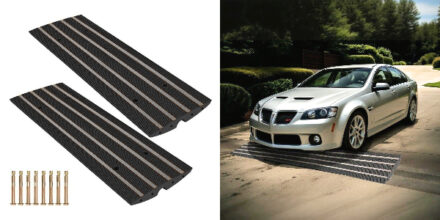 Driveway Ease & Elevate Drive Rubber Curb Ramps: Seamless Curb Access ...